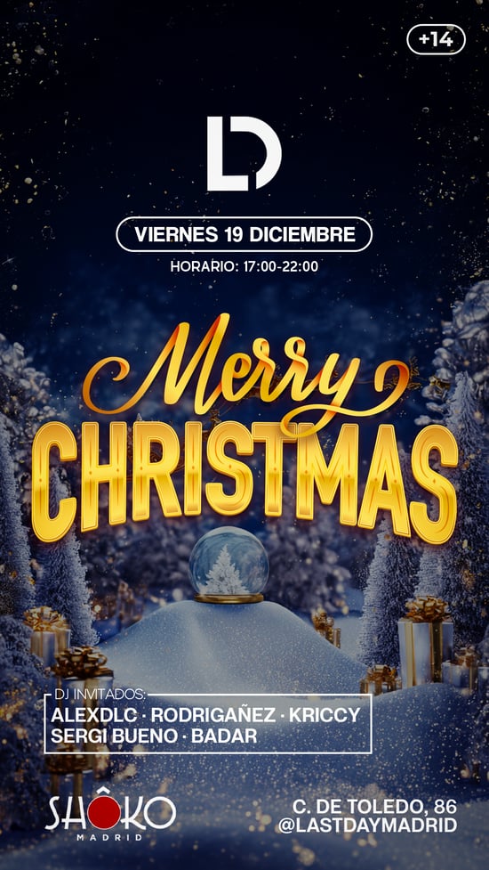 Christmas Shoko🎄 | Vie, 19 dic | Last Day Madrid