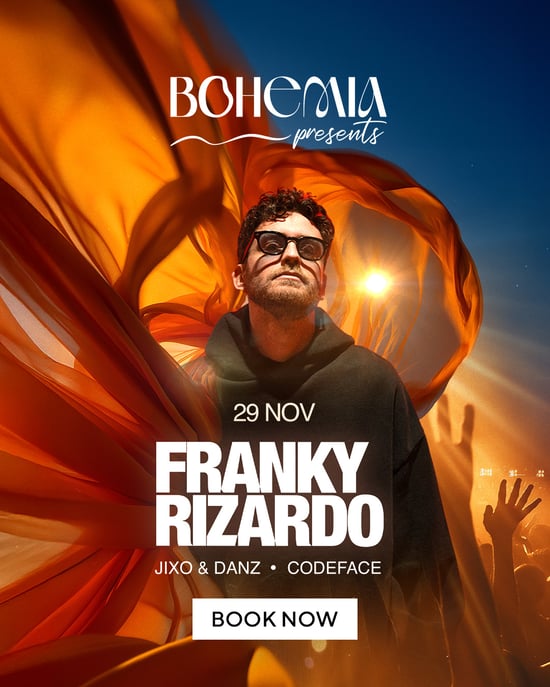 Bohemia Presents Franky Rizardo en Bohemia - Five Beach Club | Entradas ...