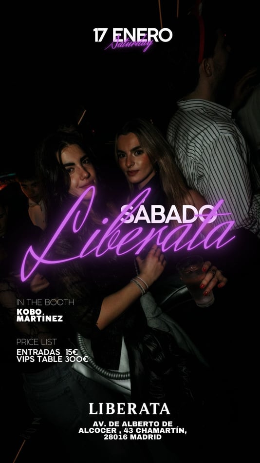 Discoteca Liberata | Entradas, Listas y VIPS
